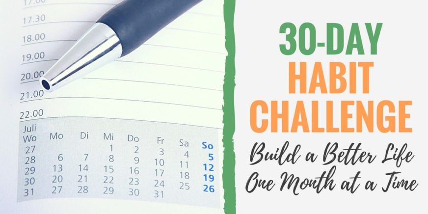 30 Day Habit Challenge [Build a Better Life – One Month at a Time ...
