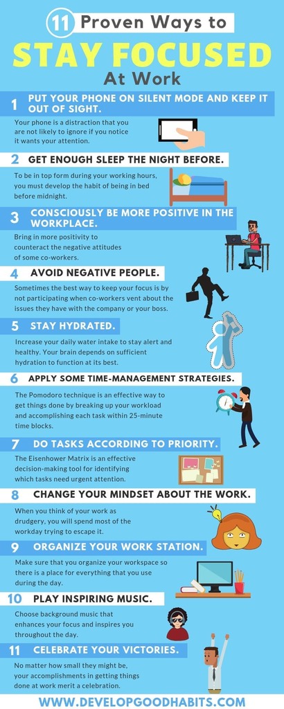 11 Proven Ways To Stay Focused At Work 11 Proven Ways To Stay Focused At Work