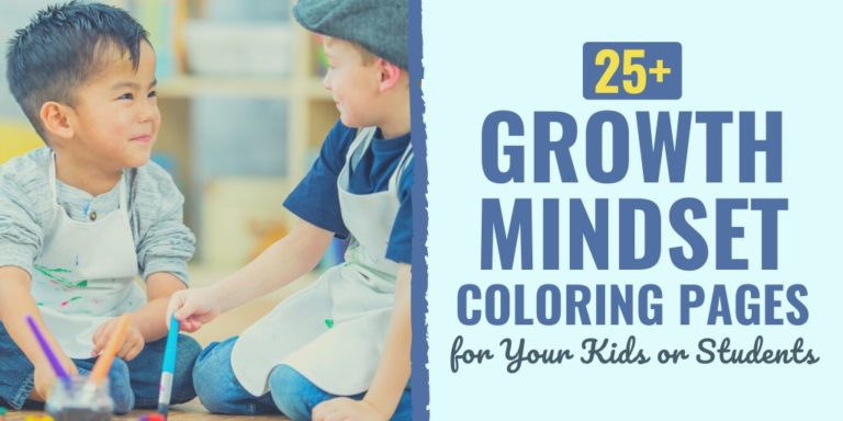 27 Growth Mindset Coloring Pages for Your Kids or Students | Develop ...