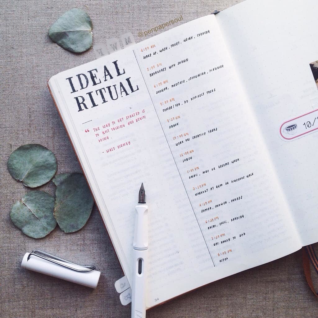 25 Morning Routine Bullet Journal Ideas & Examples to Start Your Day