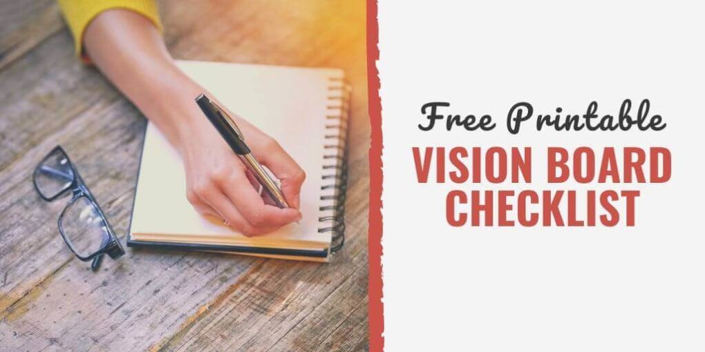 Free Printable Vision Board Checklist