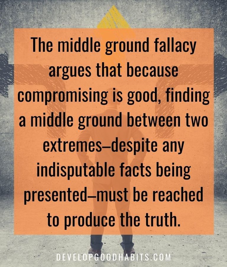 9 Middle Ground Fallacy Examples to Spot During an Argument | Develop ...