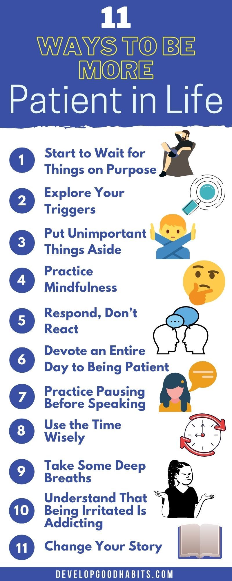 11 Ways to Be a More Patient Person | Develop Good Habits