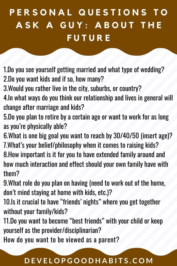 325 Personal Questions to Ask a Guy to Start a Deep Conversation ...