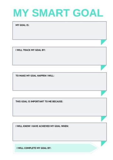 11 Free SMART Goals Templates to Edit, Download, and Print