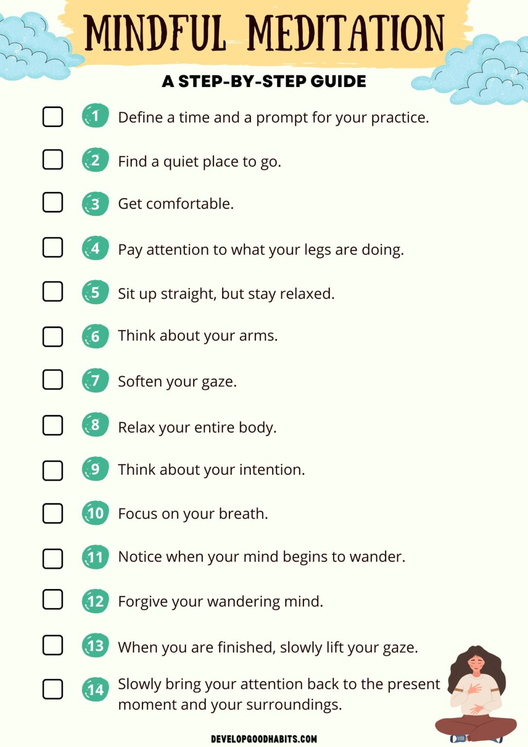 24 Mindfulness Worksheets and Templates to Live in the Present Moment ...