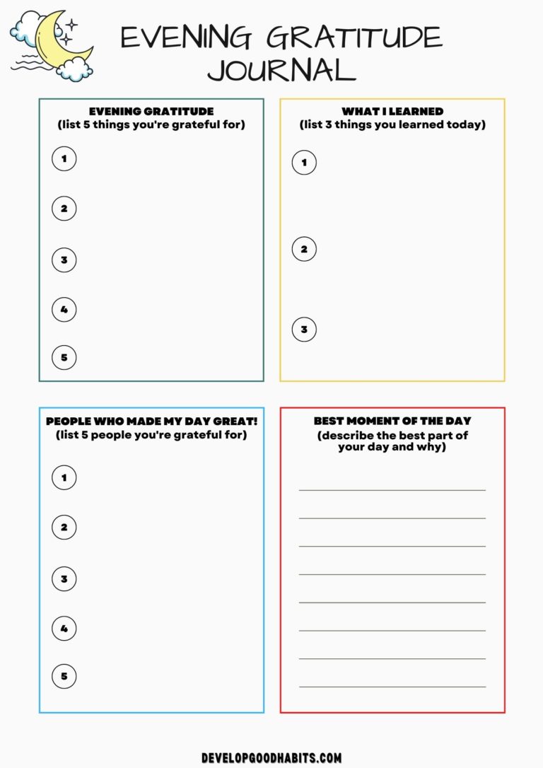 24 Mindfulness Worksheets and Templates to Live in the Present Moment ...