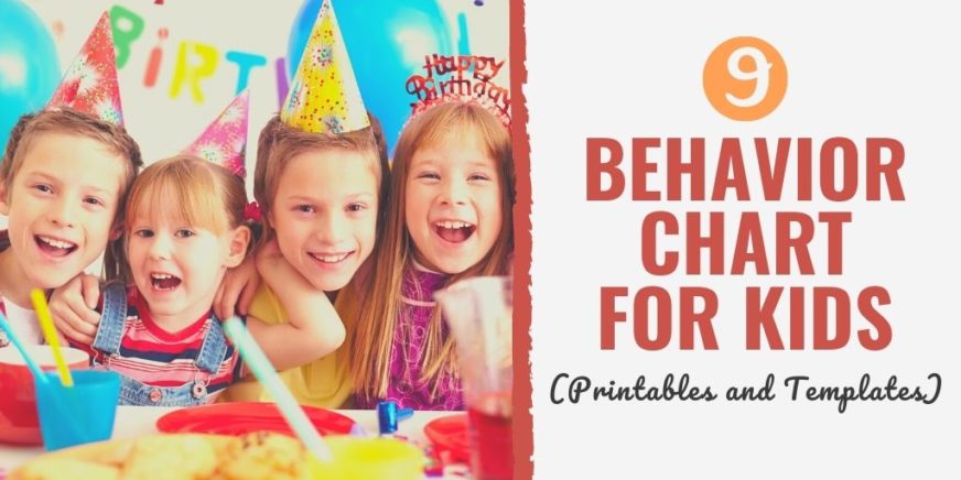 8 Behavior Chart for Kids (Printables and Templates)