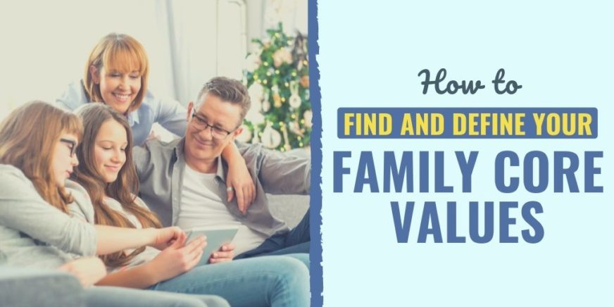 How to Find and Define Your Family Core Values | Develop Good Habits