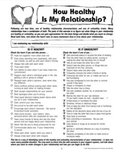 13 Printable Worksheets for All Types of Relationships | Develop Good ...