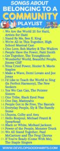 21 Songs About Belonging to a Community and Coming Together | Develop ...