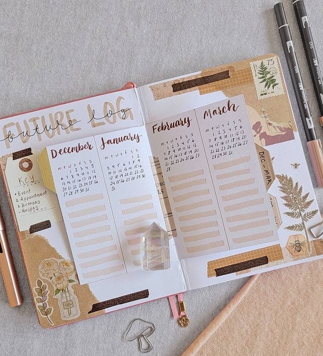 25 Bullet Journal Future Log Ideas and Examples