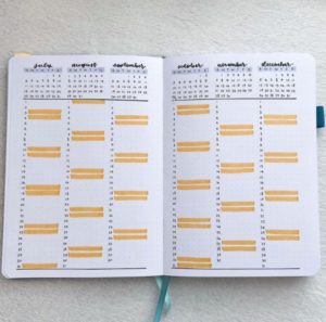 25 Bullet Journal Future Log Ideas and Examples