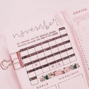 27 November Bullet Journal Ideas and Templates