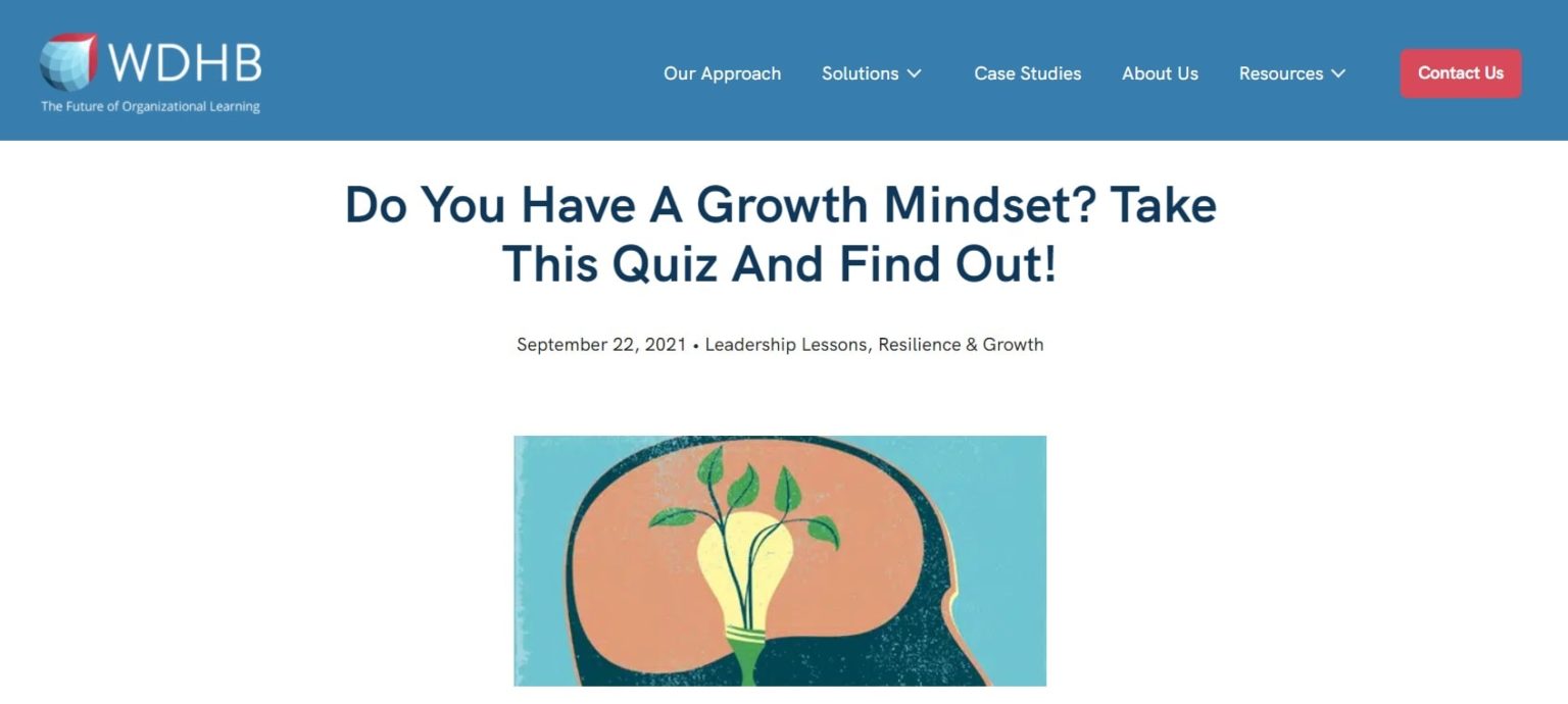 7 Growth Mindset vs Fixed Mindset Quizzes to Try Today | Develop Good ...