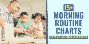 16 Morning Routine Charts to Print and Track Your Habits | Develop Good ...