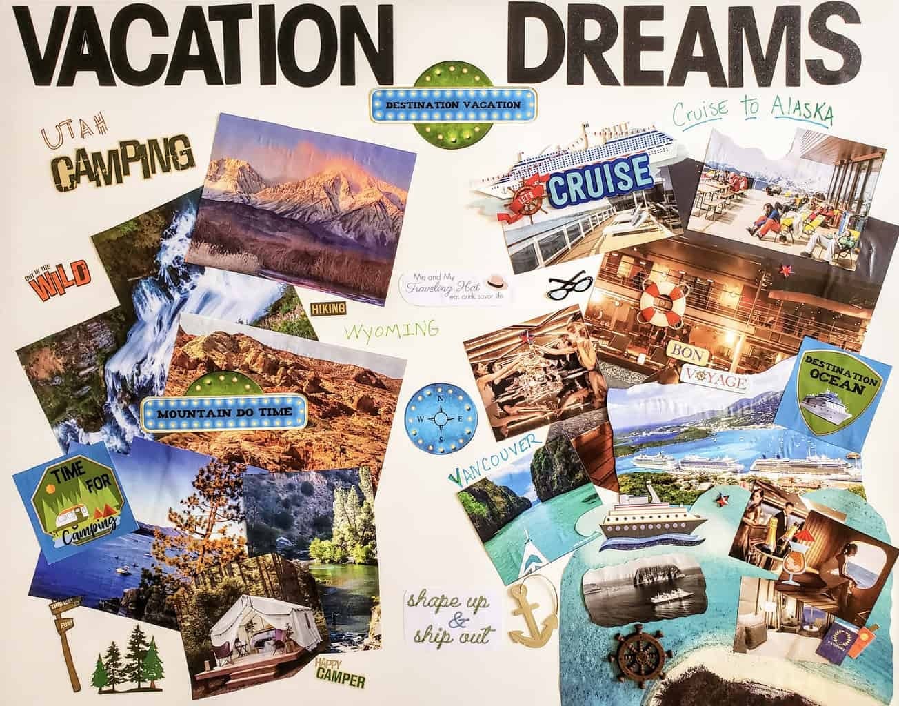 13 Travel Vision Board Ideas & Examples