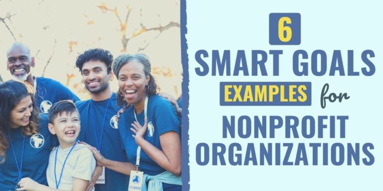 6 SMART Goals Examples for Nonprofit Organizations | Develop Good Habits