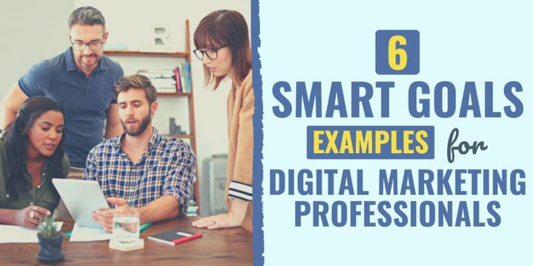 6 SMART Goals Examples for Digital Marketing Professionals | Develop ...