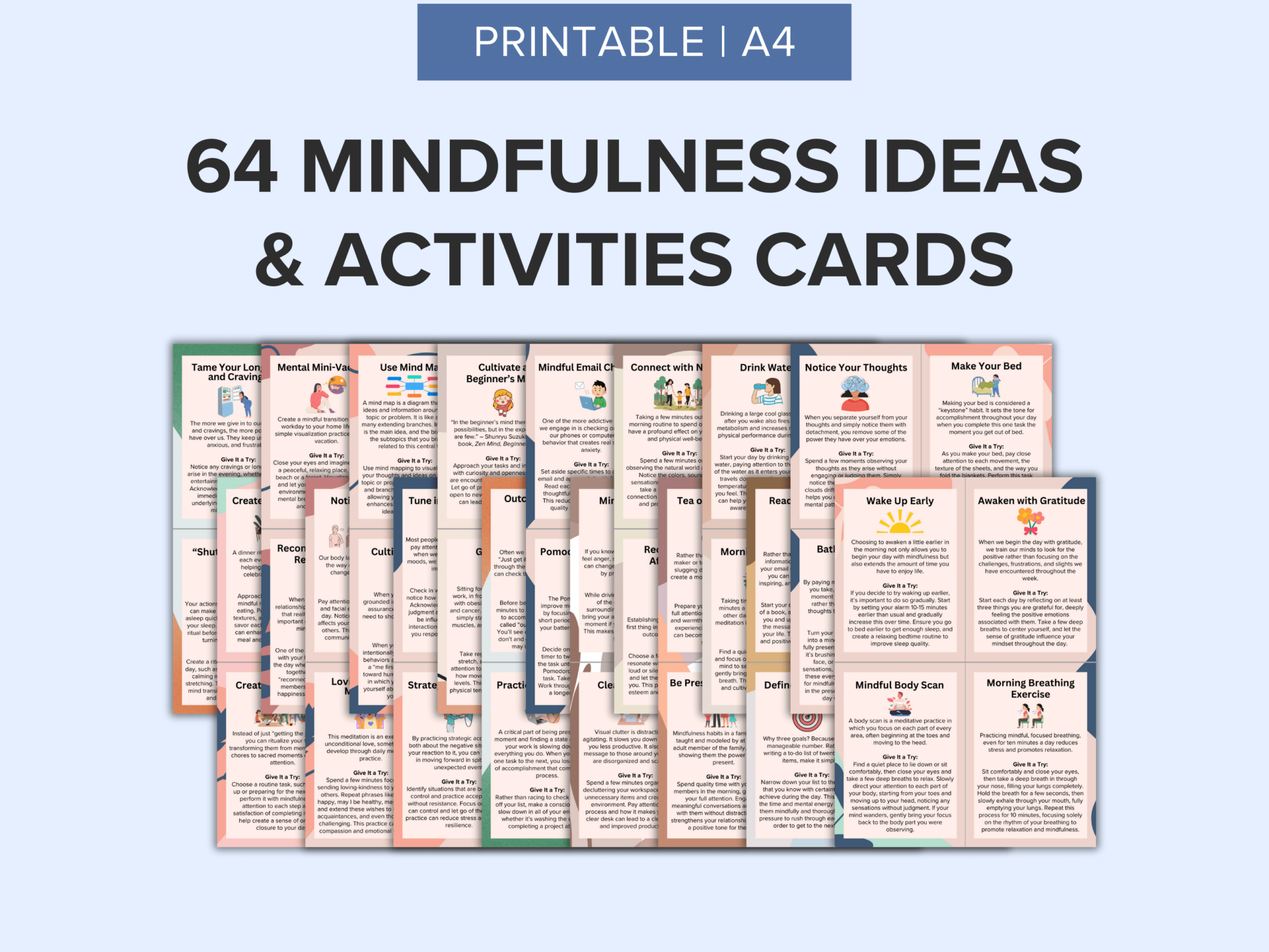 24 Mindfulness Worksheets and Templates to Live in the Present Moment ...