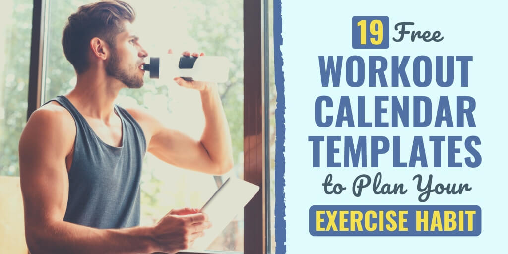 19 Free Workout Calendar Templates To Plan Your Exercise Habit Workout 19 Free Workout Calendar Templates To Plan Your Exercise Habit Workout