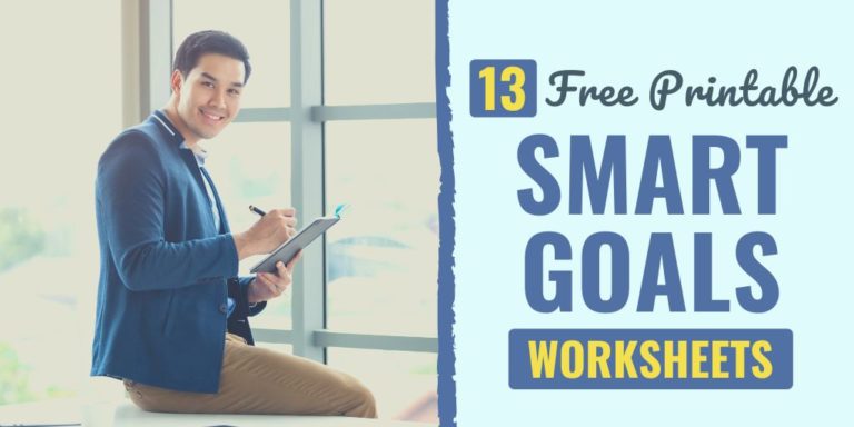 13 Free Printable SMART Goals Worksheets for 2024 | Develop Good Habits
