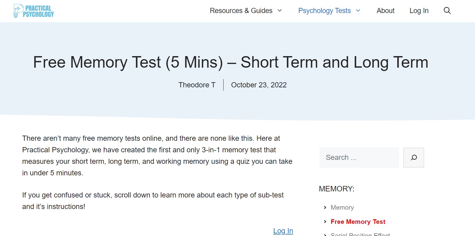 11 Best Memory Test Websites & Apps for 2024 | Develop Good Habits