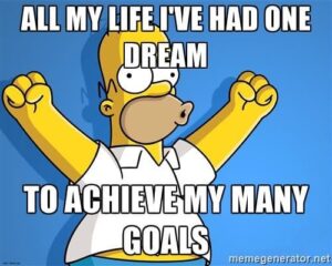 41 Goals Memes to Inspire a Successful 2024 | Develop Good Habits