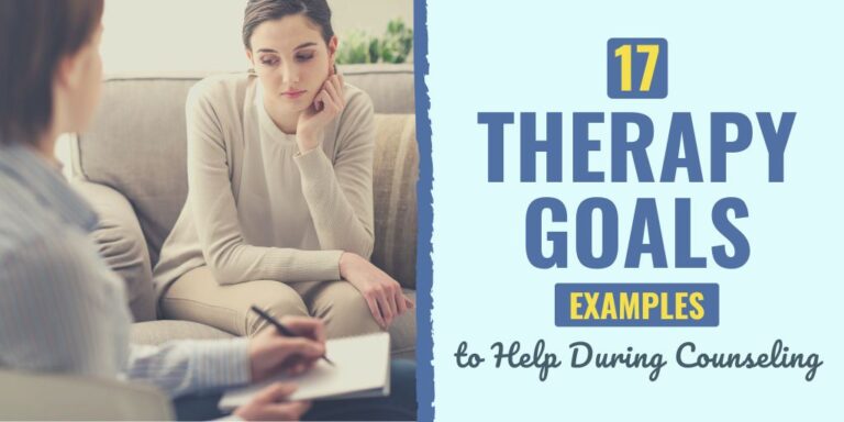 17 Therapy Goals Examples to Help During Counseling | Develop Good Habits