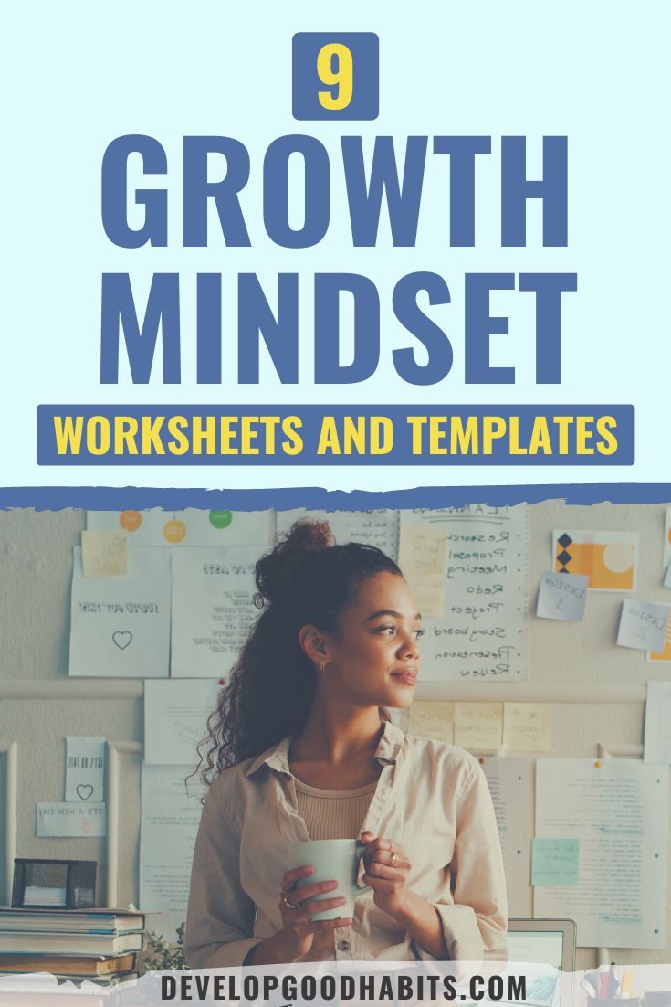 9 Growth Mindset Worksheets and Templates for 2024 | Develop Good Habits