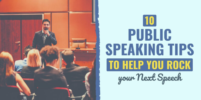 10 Public Speaking Tips to Help You ROCK Your Next Speech