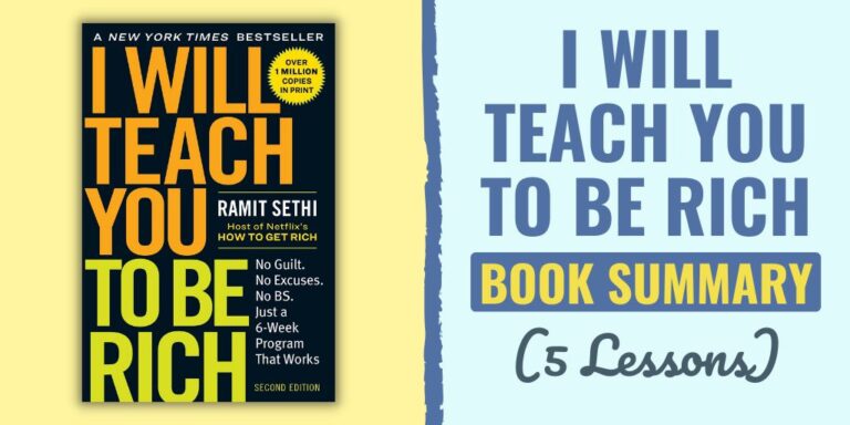 I Will Teach You to Be Rich Book Summary (5 Lessons) | Develop Good Habits