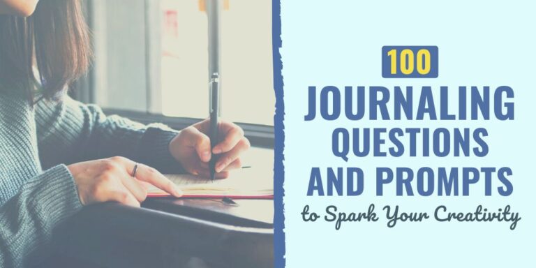100 Journaling Questions and Prompts to Spark Your Creativity | Develop ...