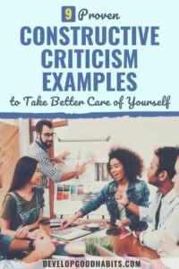 9 Proven Constructive Criticism Examples for Your Workplace | Develop Good Habits