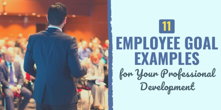 11 Employee Goal Examples for Your Professional Development | Develop ...