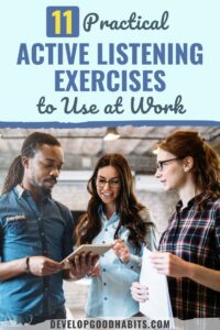 11 Practical Active Listening Exercises to Use at Work